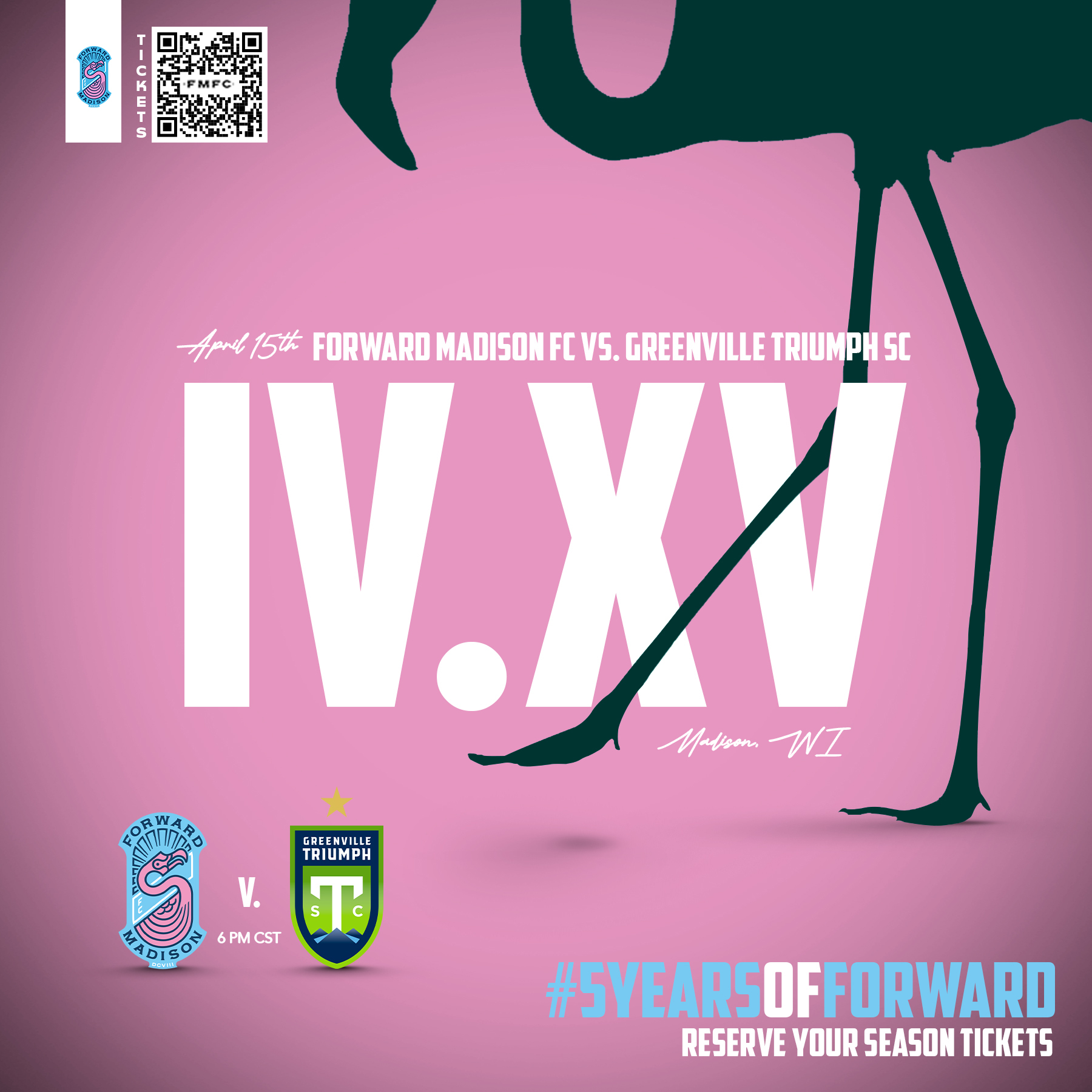 FMFC 2023 Home Opener: April 15th - Forward Madison FC